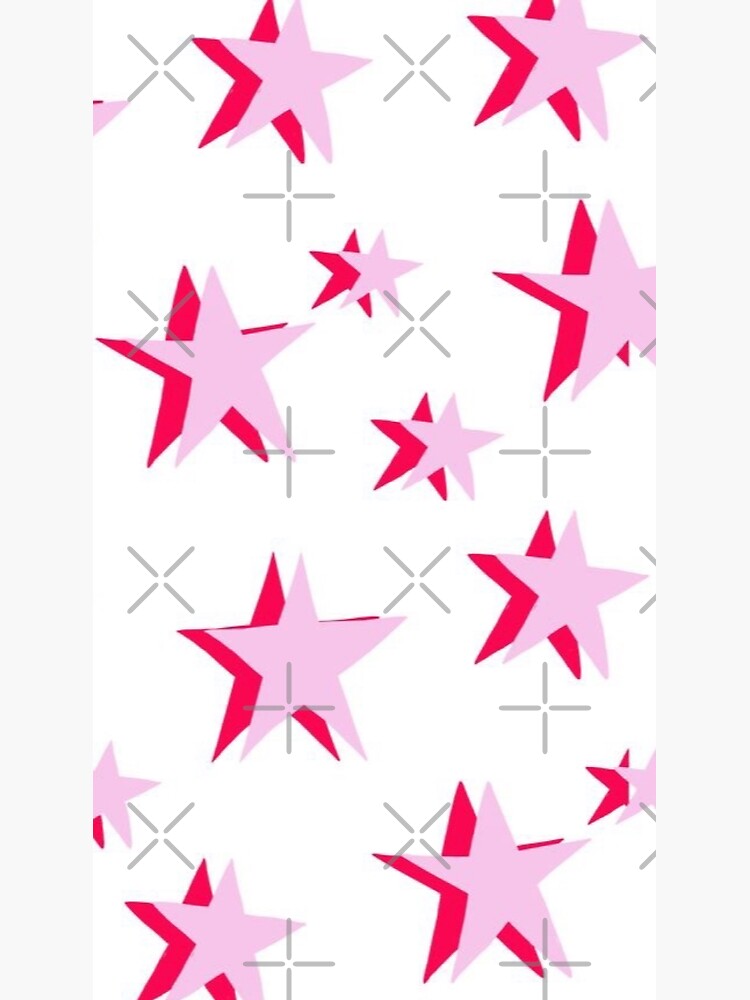 "pink stars" Poster for Sale by Simplykatie | Redbubble