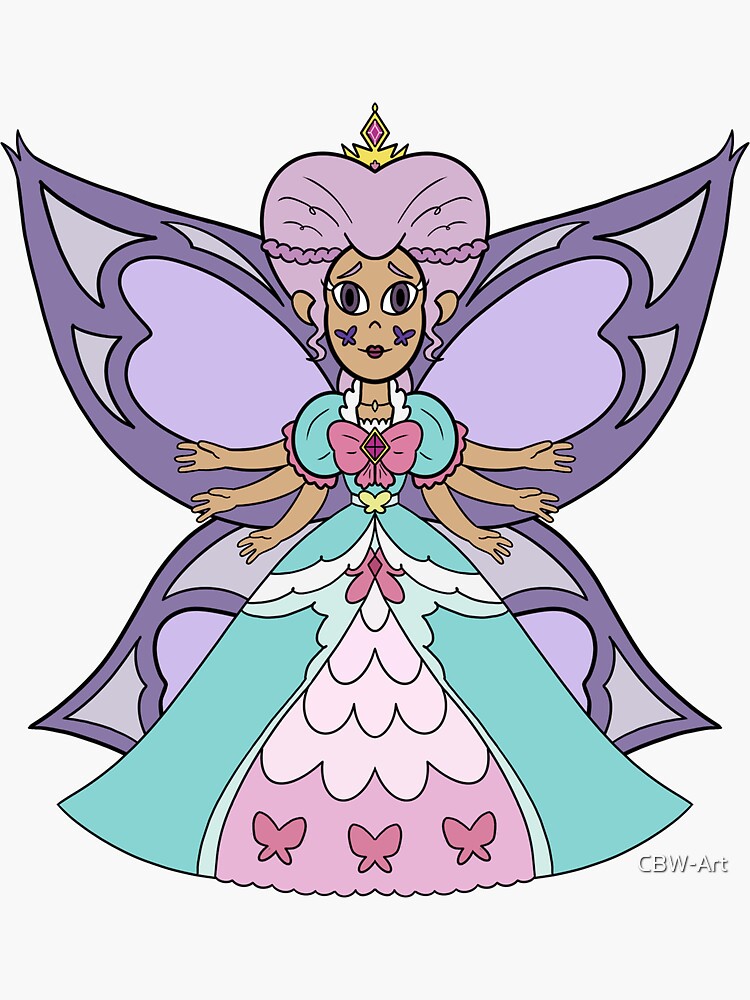 "Comet’s Butterfly form" Sticker for Sale by CBW-Art | Redbubble