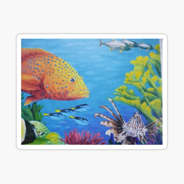 "Marine Life" Sticker by twinee | Redbubble