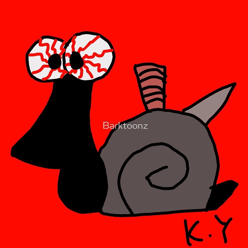 "Crazy Snail" by Barktoonz | Redbubble