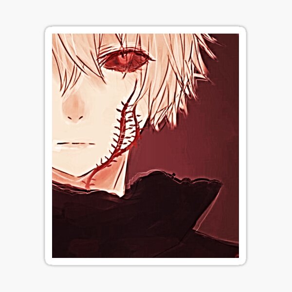 "Tokyo Ghoul - Kaneki Ken" Sticker for Sale by Iconworks | Redbubble