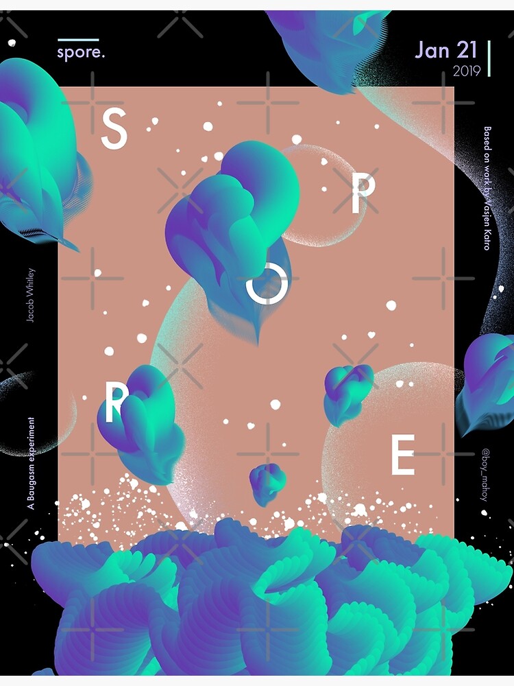 "spore" Poster for Sale by Broseidon13 | Redbubble