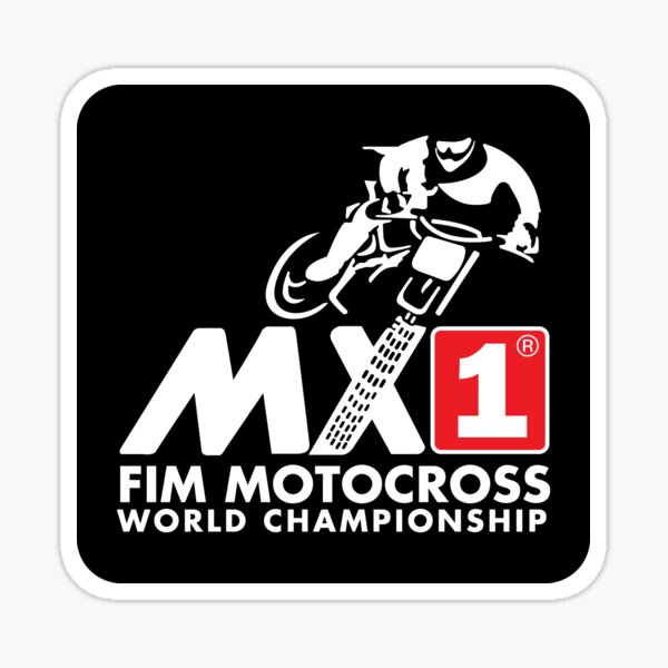 Mx Fim Motocross Stickers | Redbubble
