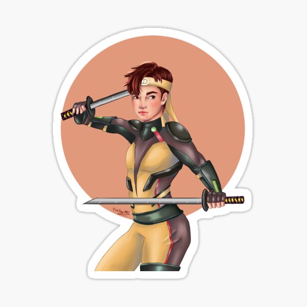 "Ulrich Code Lyoko" Sticker for Sale by FireHair | Redbubble