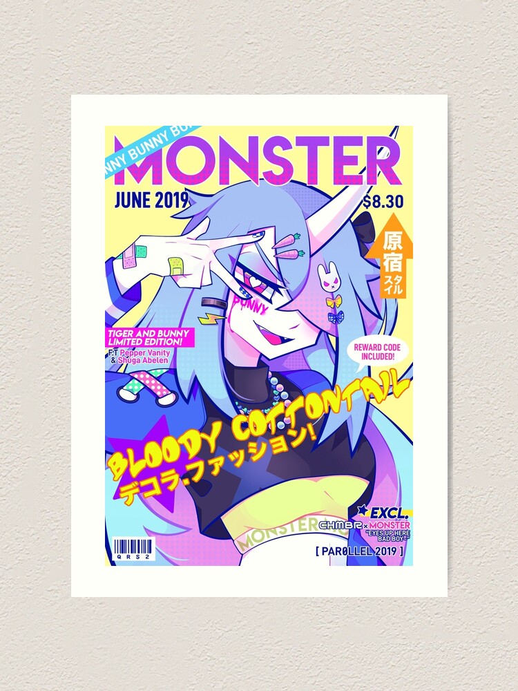 "MONSTER - Bunny" Art Print for Sale by Par0llel | Redbubble