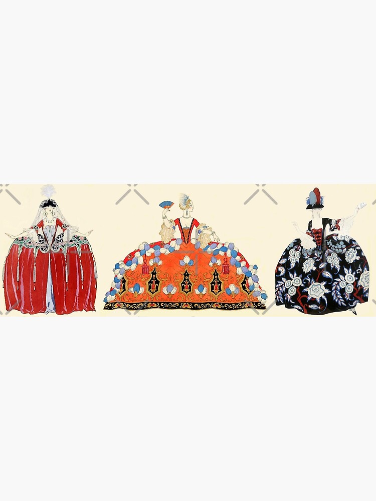 "ROCOCO LADIES ART DECO FASHION COSTUME DESIGN" Postcard for Sale by ...