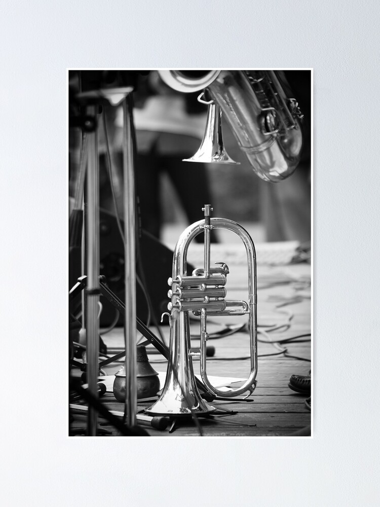 "Jazz Trumpet" Poster by cinema4design | Redbubble