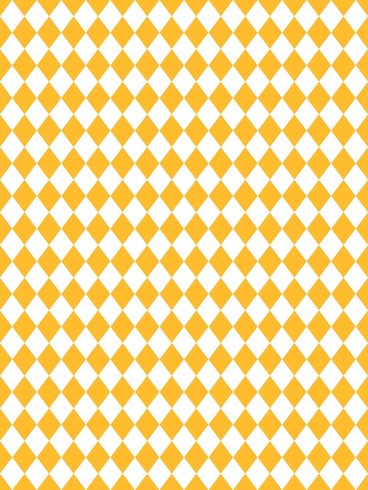 "Butter Yellow Modern Diamond Pattern" by podartist | Redbubble