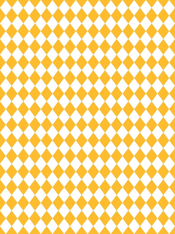 "Butter Yellow Modern Diamond Pattern" by podartist | Redbubble