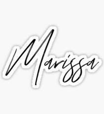 Marissa Name Stickers | Redbubble