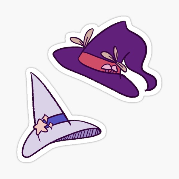 "Witch Hat Sticker Set" by Crowva | Redbubble