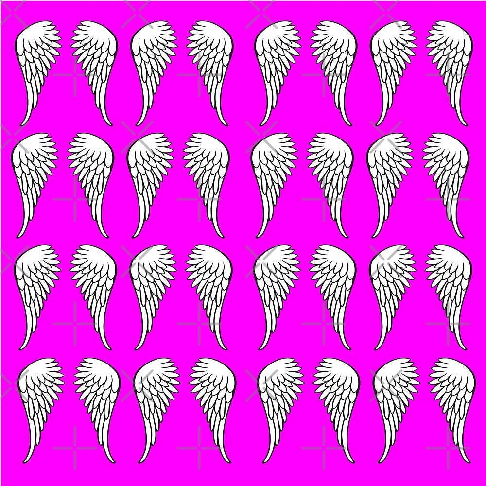 "Angel Wings Design" by Sandwhit | Redbubble