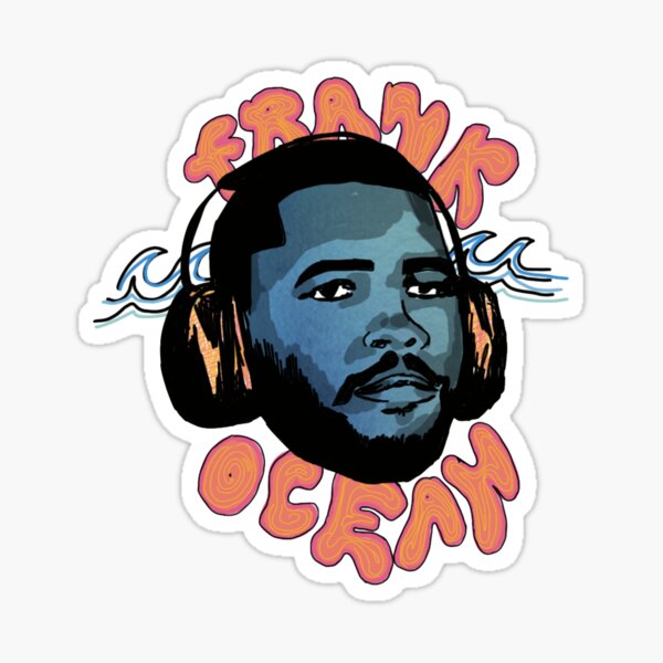 "frank ocean blue waves" Sticker for Sale by sumsketchystuff | Redbubble