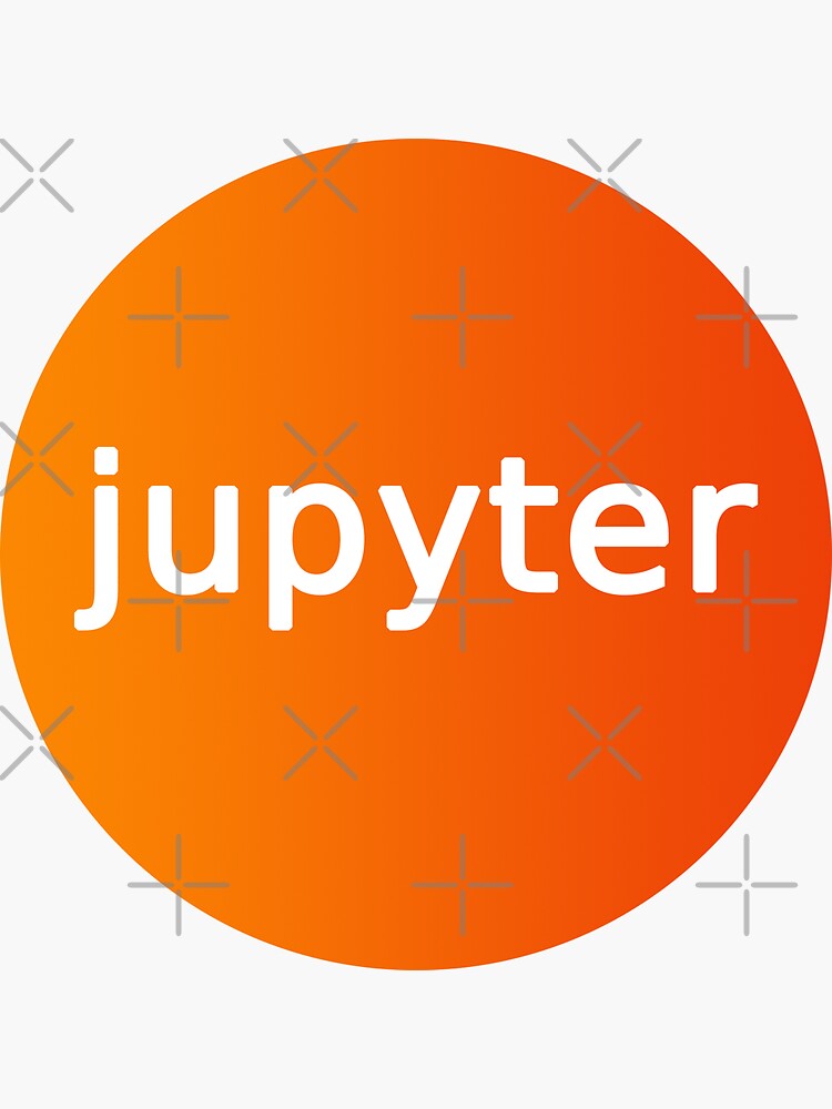 "jupyter" Sticker for Sale by FunnyGrief | Redbubble