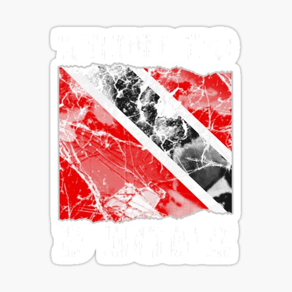 "Trinidad and Tobago Flag Trini To D Bone Graphic " Sticker for Sale by ...