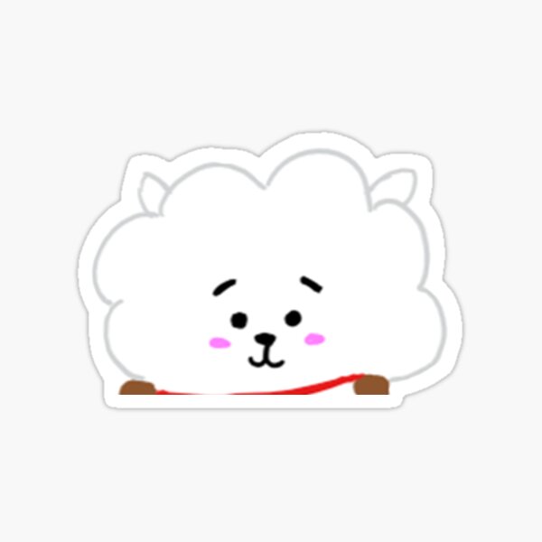 "BT21 RJ " Sticker by ameizingme | Redbubble