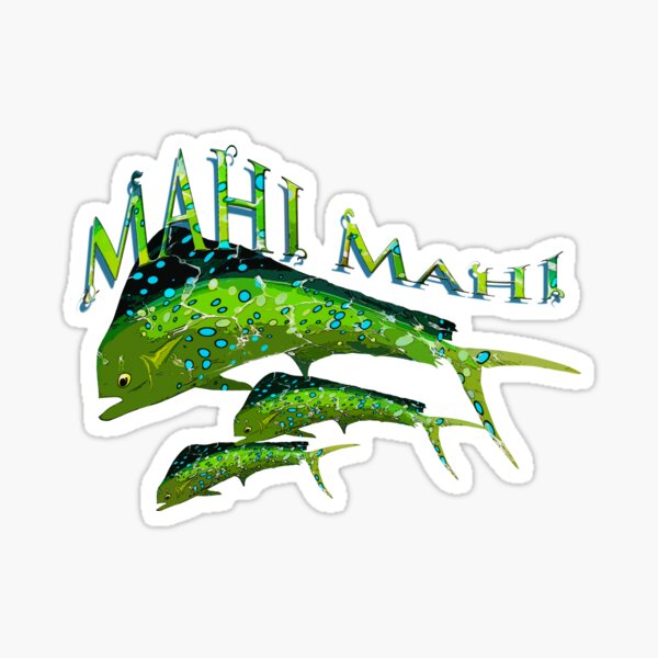 " Mahi Mahi III" Sticker by MikaelJenei | Redbubble