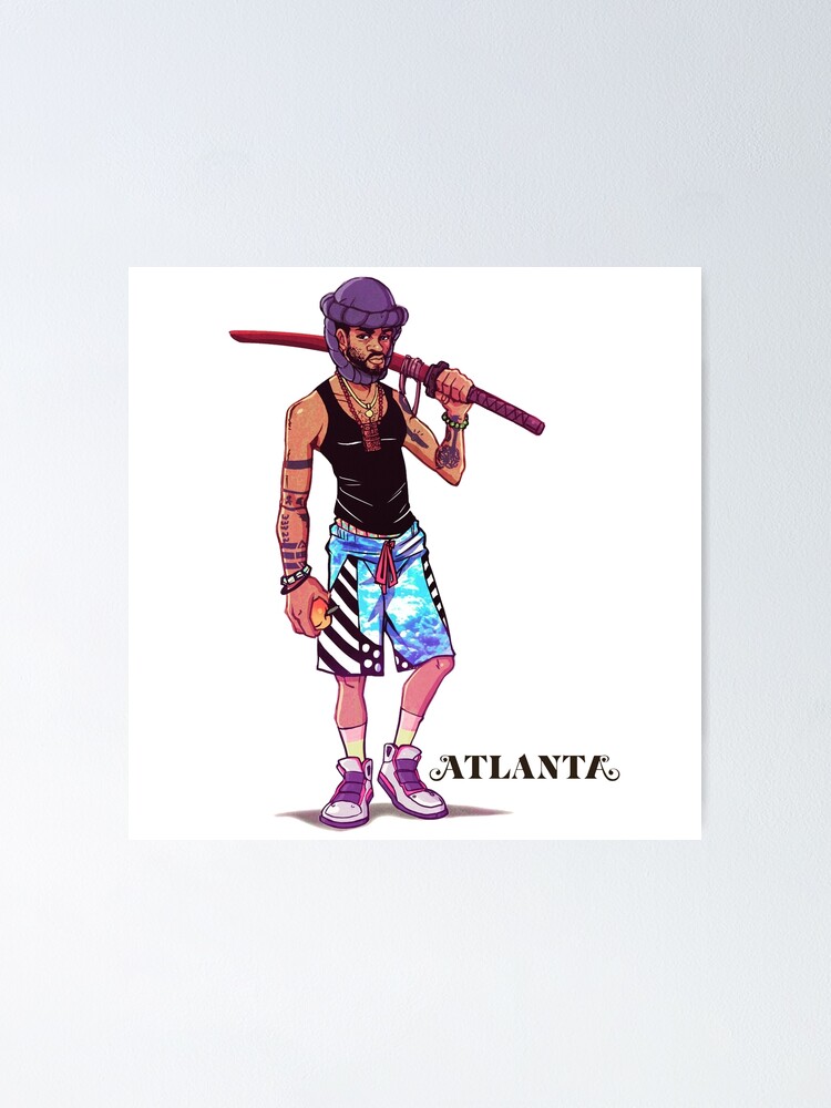 "Atlanta - Darius" Poster von jharlan628 | Redbubble