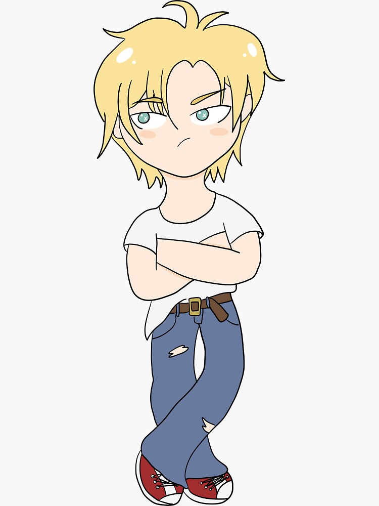 "Ash Chibi" Sticker for Sale by sstwins | Redbubble