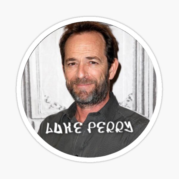 "Luke Perry sticker " Sticker for Sale by ouatisworld | Redbubble