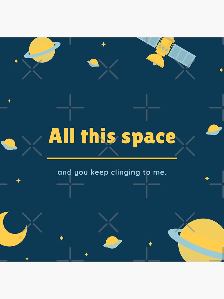 "Personal Space Please" Sticker for Sale by chelledavies | Redbubble