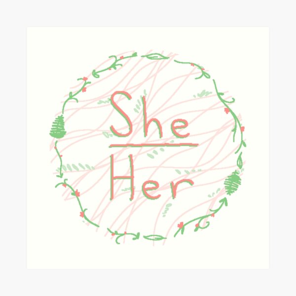 "Pixel Plant Laurel Pronoun Logo" Art Print for Sale by star-blaster ...