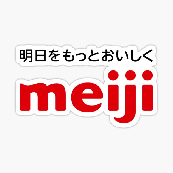 "Meiji logo" Sticker for Sale by stelladown | Redbubble