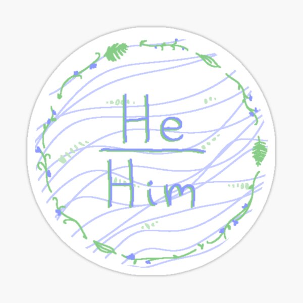 "Pixel Plant Laurel Pronoun Logo" Sticker for Sale by star-blaster ...