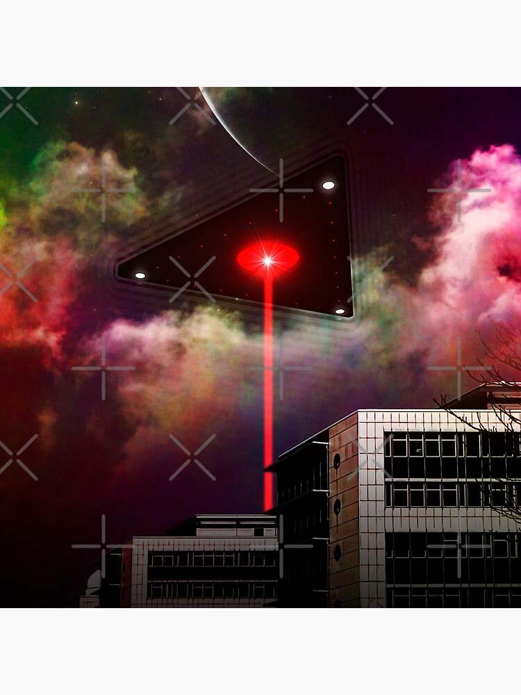 "Ufo Contact" Poster for Sale by magazinecombate | Redbubble