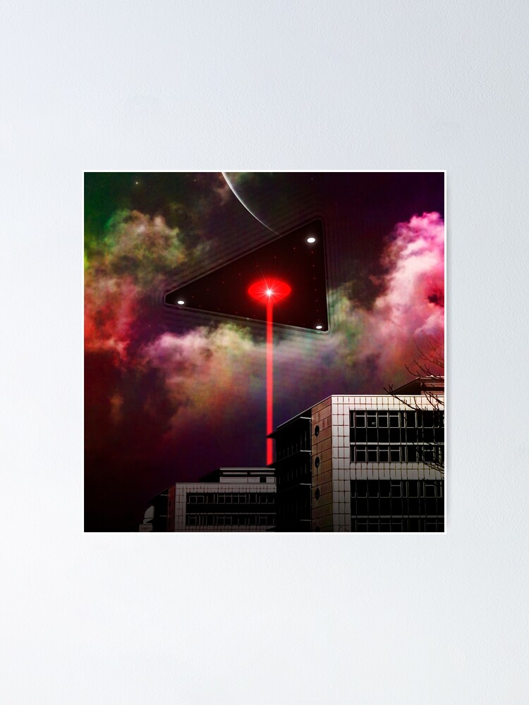 "Ufo Contact" Poster for Sale by magazinecombate | Redbubble