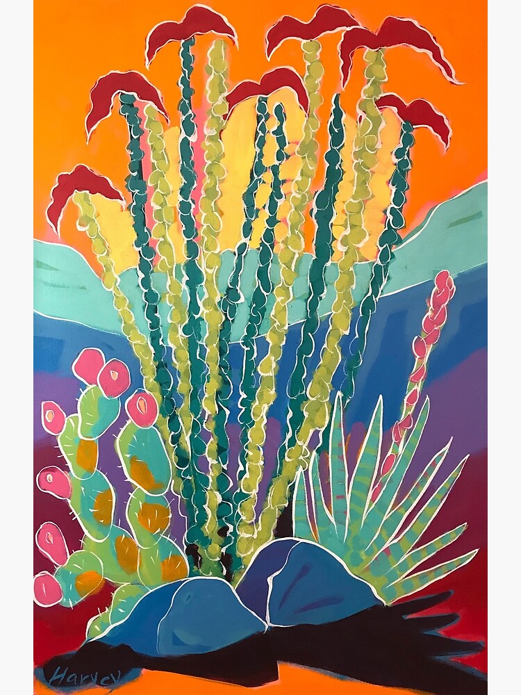 "Ocotillo" Poster for Sale by kristinharvey | Redbubble