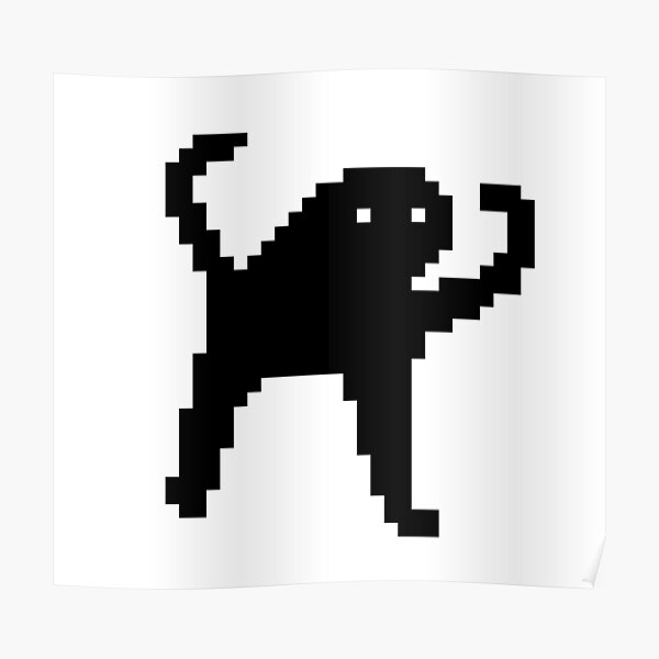 "cursed cat" Poster for Sale by SamJordan | Redbubble