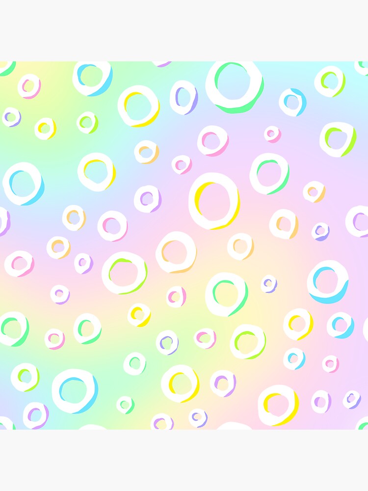 "Pastel Rainbow Design" Sticker for Sale by KelseyLovelle | Redbubble