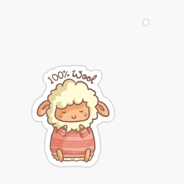 "100% Cotton" Sticker for Sale by mschibious | Redbubble