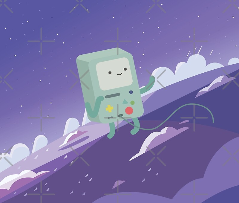 "Floating Bmo (Adventure Time)" by Ashley Castleton | Redbubble