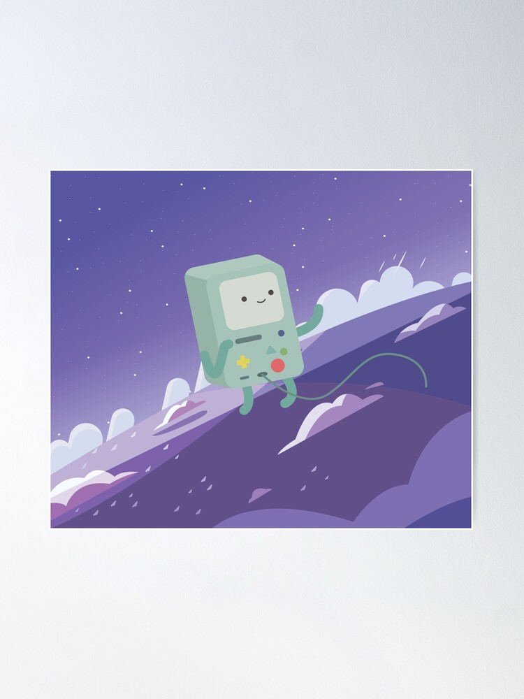 "Floating Bmo (Adventure Time)" Poster for Sale by Ashley Castleton ...