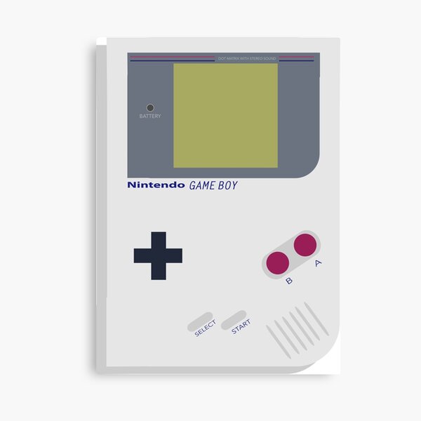 Cool Gameboy Retro Canvas Prints | Redbubble