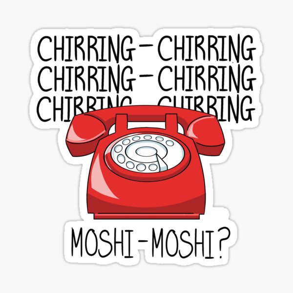 "CALL CALL CALL telephone sticker" Sticker for Sale by Peabean | Redbubble