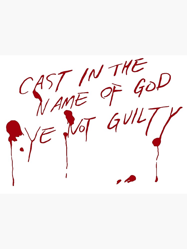 "The Big O - Cast in the name of God, ye not guilty" Poster for Sale by ...