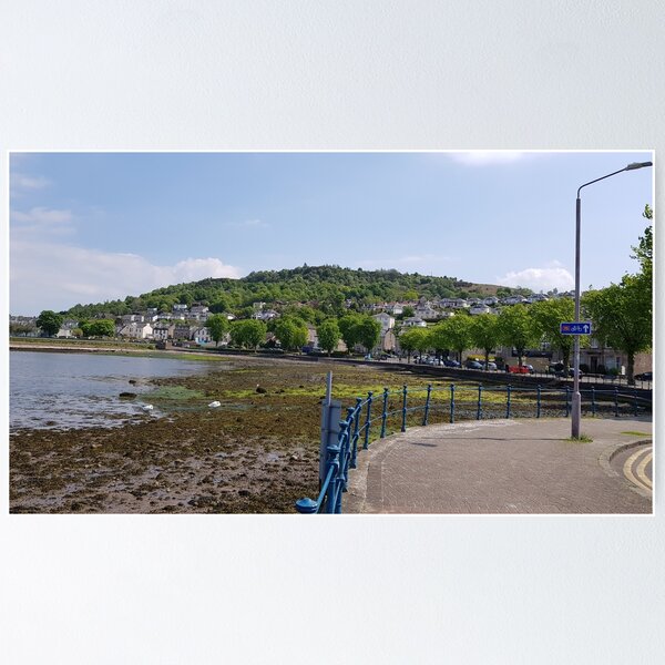 "Cardwell Bay Gourock Inverclyde Scotland view of battery park" Poster ...