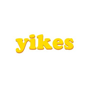 "Yikes word art" Postcard for Sale by ferbal | Redbubble