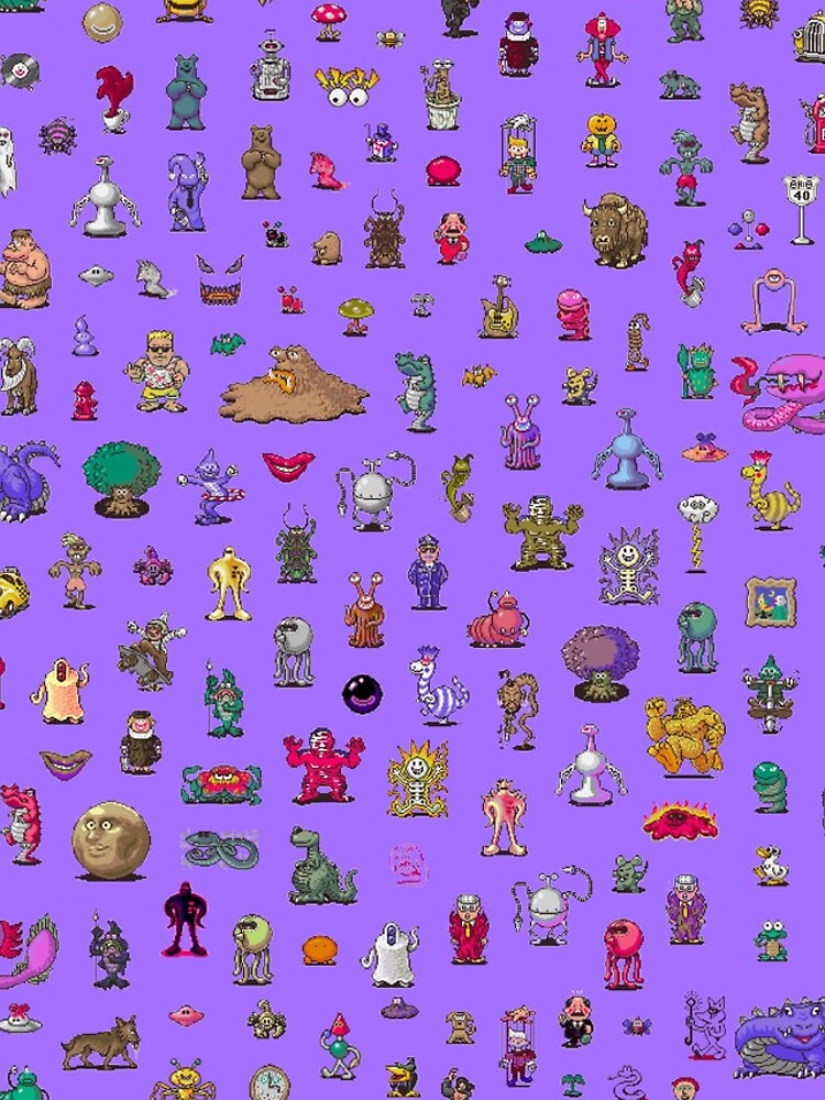 "Earthbound Mega Sprite Sheet" iPhone Case for Sale by winkatawink ...