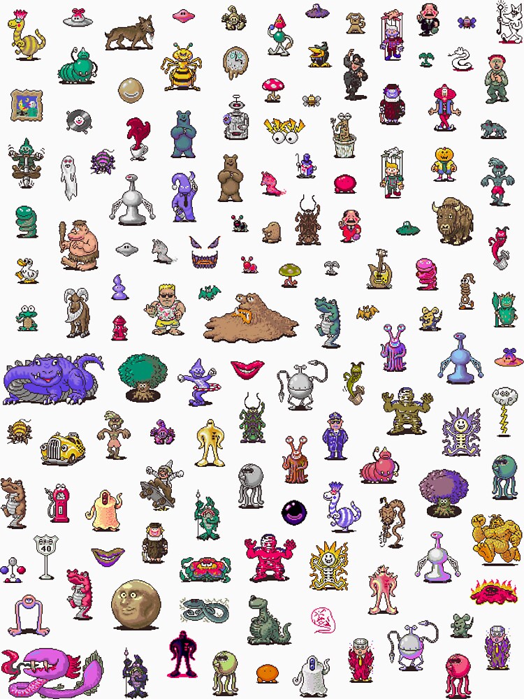 "Earthbound Mega Sprite Sheet" Essential T-Shirt for Sale by ...