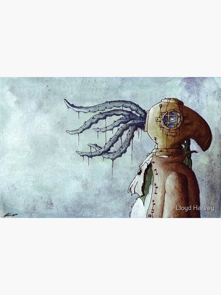 "Octopus Man" Art Print by shrunkendesigner | Redbubble