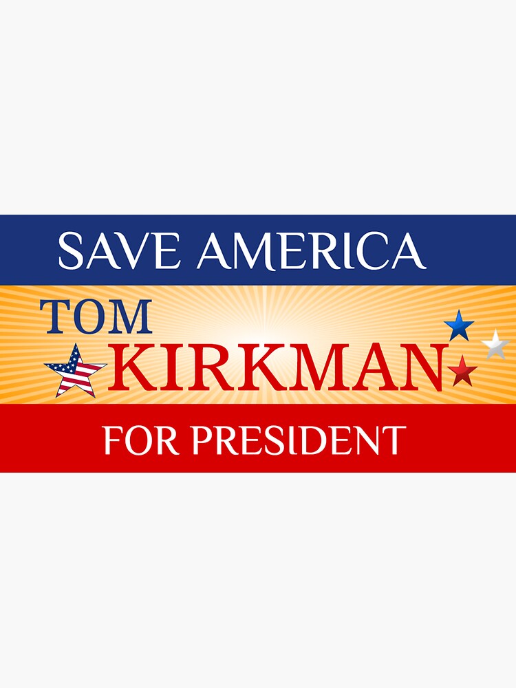 "Kirkman 2020" Sticker by cocreations | Redbubble