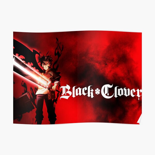 "Asta Black Clover" Poster by terpres | Redbubble