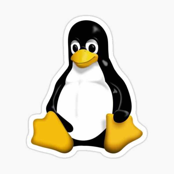 "Tux - Linux Mascot" Sticker by awildanon | Redbubble