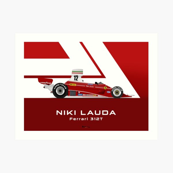 "Niki Lauda - 312T" Art Print for Sale by JageOwen | Redbubble