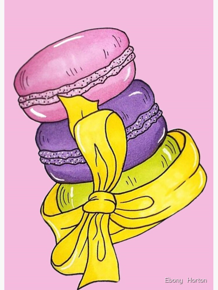"Pastel Macaroons print " Sticker for Sale by EbonysArtShop | Redbubble