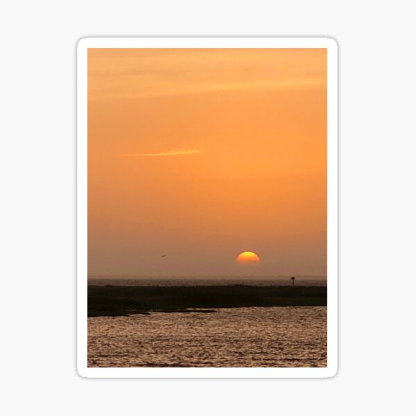 "Sunrise " Sticker by artteacher1 | Redbubble